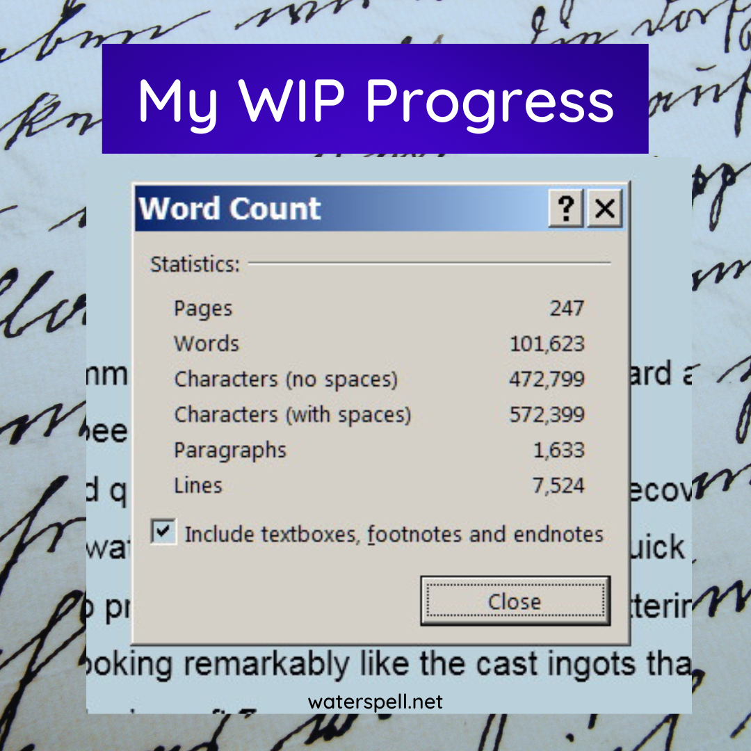 WATERSPELL: Work-In-Progress Update